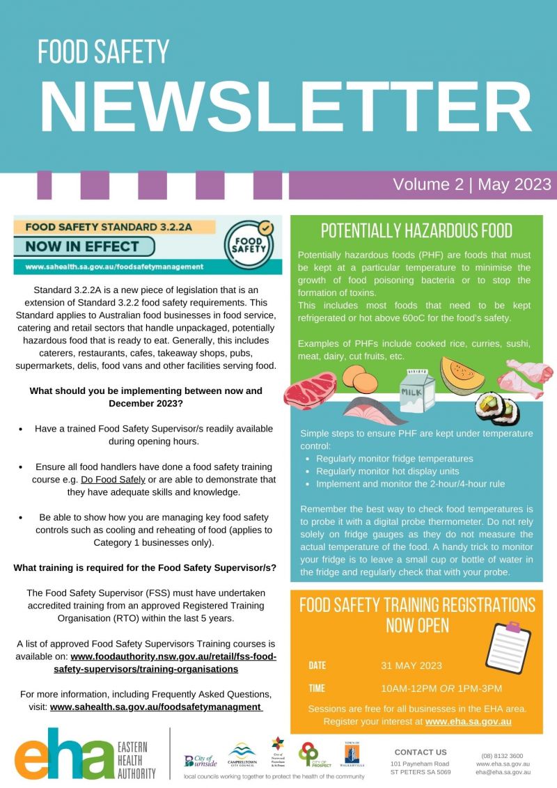 Food Safety Newsletter EHA